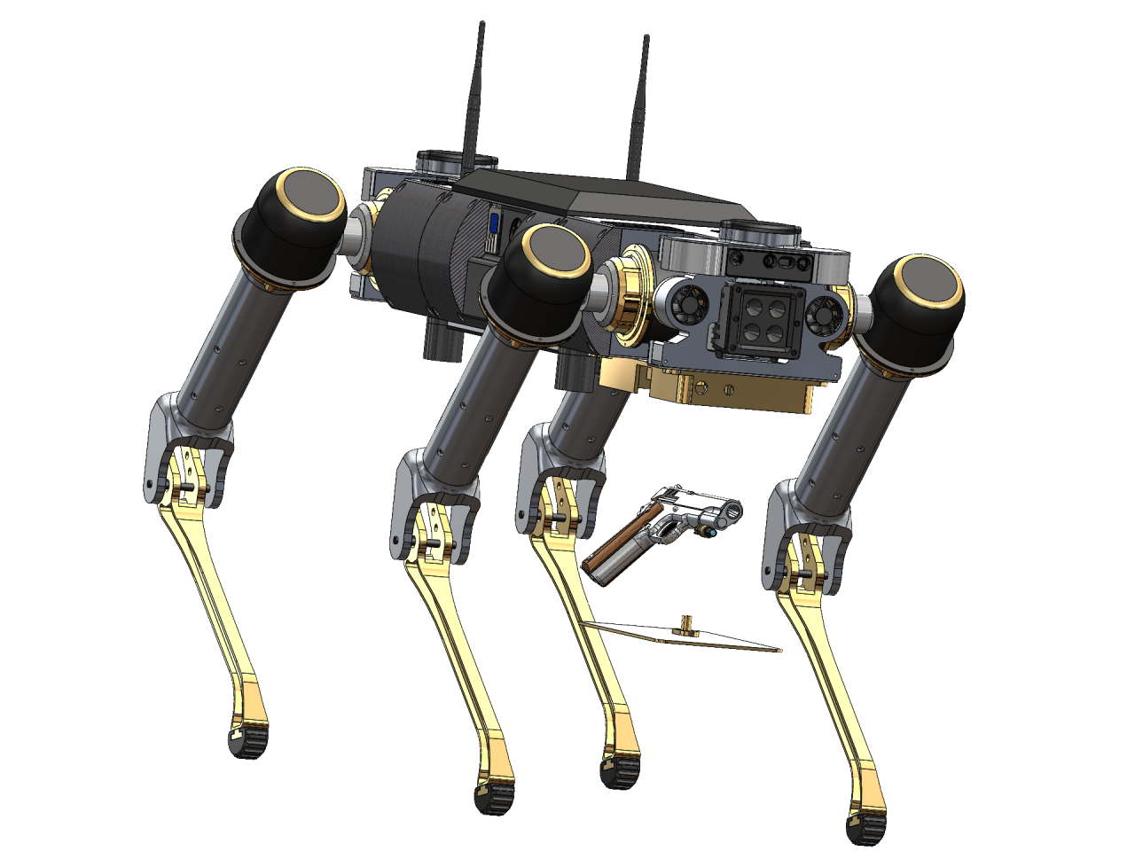 Bhairav Robotics Shvana: Military-Grade Robotic Dog for Security ...